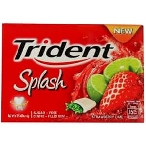 Amazon.com : Trident Splash Chewing Gum Strawberry Lime Flavor Sugar ...