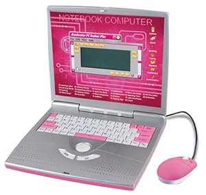 Childrens Educational Toy Laptop Notebook Computer PINK: Amazon.co.uk ...