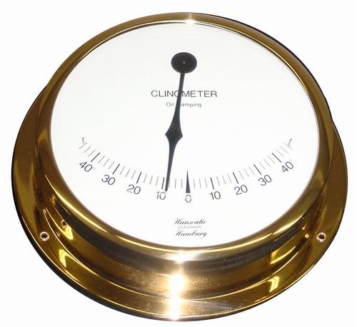 Vessel Inclinometer Inclinometer 155 MM Brass | Nakosite