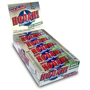 Amazon.com: HOOAH! Soldier Fuel Energy Bars, Apple Cinnamon, 2.29-Ounce ...
