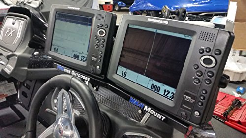 PROcise Outdoors Dek-it Dual Dash Fish Finder Mount, Boat Electronics ...