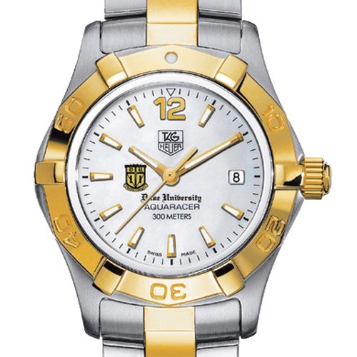 Duke University TAG Heuer Watch – Women’s Two-Tone Aquaracer Watch ...