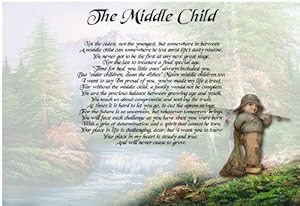 The Middle Child Personalised Poem Gift Print: Amazon.co.uk: Kitchen & Home
