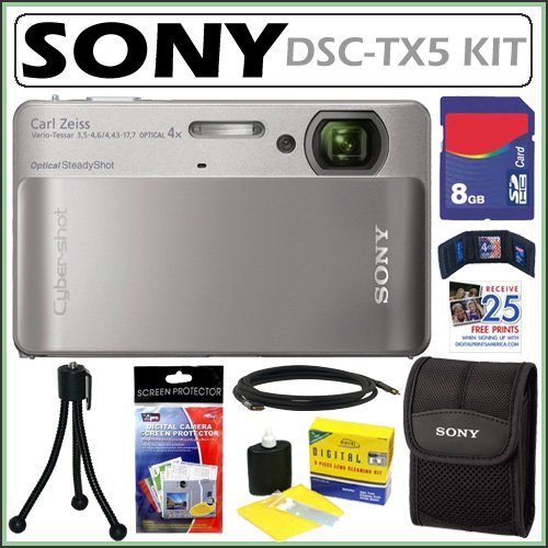 Black Friday Sony Cyber-shot® DSC-TX5 10.2MP CMOS Digital Camera with ...