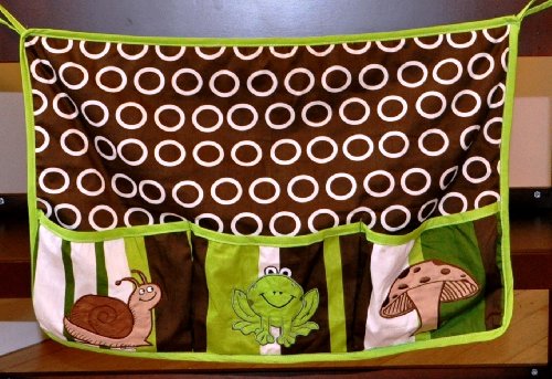 DK Leigh Nursery Crib Bedding Set, Frog, 7 Count, - Want It All