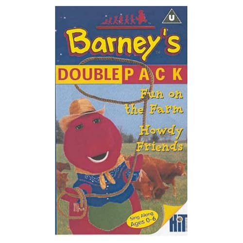 Barney - Fun on the Farm/Howdy Friends [VHS] [UK Import]: Barney