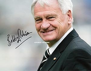 LIMITED EDITION BOBBY ROBSON NEWCASTLE SIGNED PHOTO + CERT FOOTBALL ...
