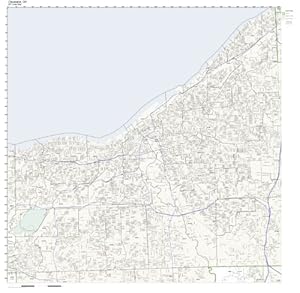 Cleveland Ohio Zip Code Map - Map