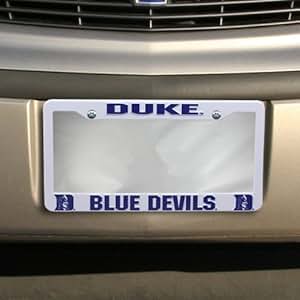 Amazon.com : NCAA Duke Blue Devils Plastic Bold Lettering License Plate ...