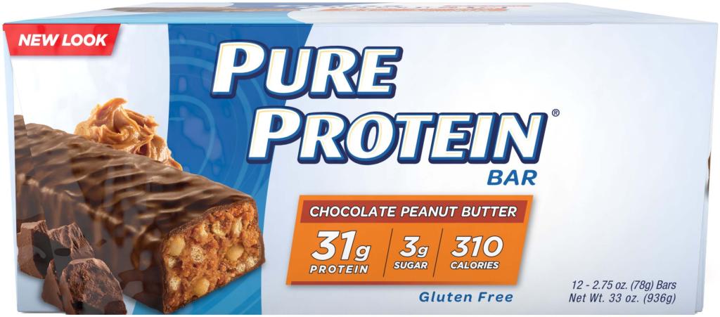 Amazon.com: Pure Protein High Protein Bar, Chocolate Peanut Butter, 2. ...