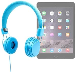 Amazon.com: DURAGADGET Blue Ultra-Stylish Kids Fashion Headphones For ...