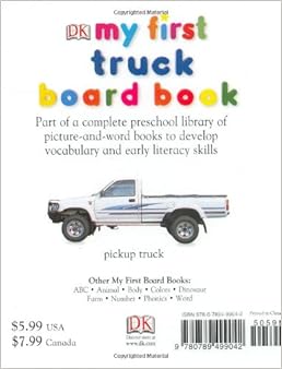 Amazon.com: My First Truck Board Book (My 1st Board Books ...