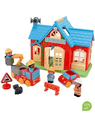 Early Learning Centre Happy Land Fire Station from Mothercare - The Toy ...