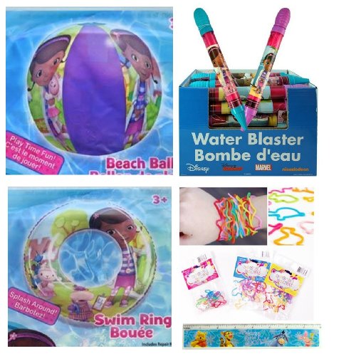 5 Item Bundle Inflatable Disney Doc Mcstuffins Pool Toys Kids ...