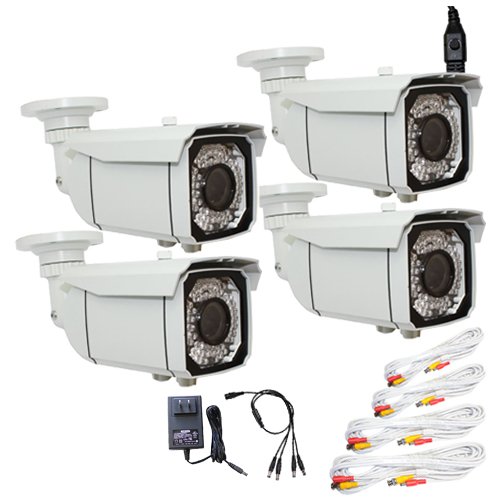 (4) Pack of Professional 1/3″ Exview HAD CCD II with Effio-E DSP ...