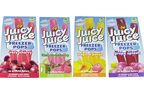 Juicy Juice Real Fruit Juice Freezer Pops - 12 - 2 Oz - Freeze and Eat ...