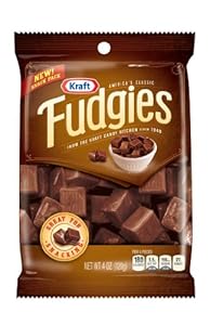 Amazon.com : Kraft Caramels, Fudgies Chocolate, 4 Ounce (Pack of 12 ...