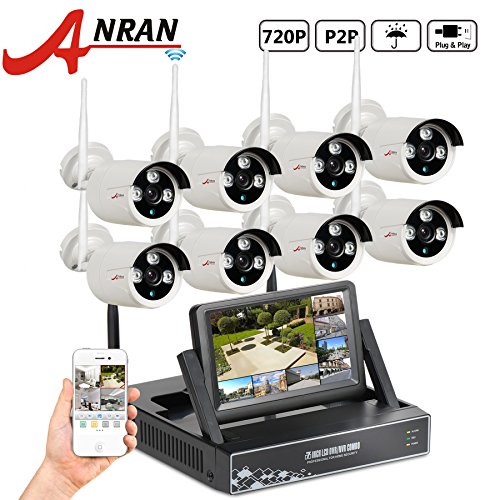 Anran 8 Channel Nvr With 7 Inch Monitor 720p Wireless | Desertcart Bahamas