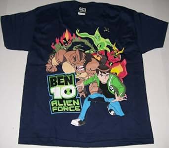 Amazon.com: Ben 10 Ten Alien Force T-Shirt Youth XL 12: Clothing