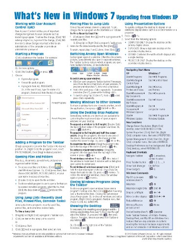 Whats New In Windows 7 From Windows Xp Quick Reference | Desertcart Sri ...