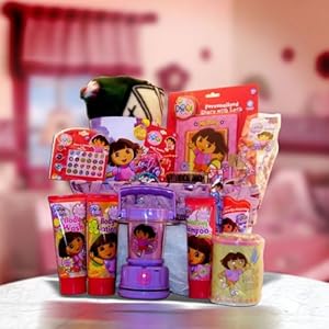 Amazon.com: Get Well, Birthday Gift Baskets Dora the Explorer Ultimate ...