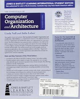 Essentials of Computer Organization and Architecture: Linda Null, Julia ...