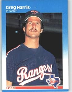 1987 Fleer #126 Greg Harris - Texas Rangers (Baseball Cards) at Amazon ...