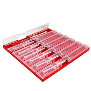 Amazon.com: Syringe Tray - 7 Compartment Red- Made in the Usa: Health ...