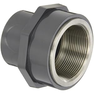 GF Piping Systems PVC to Stainless Steel 316 Transition Pipe Fitting ...