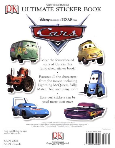 Ultimate Sticker Book: Cars (Ultimate Sticker Books) Media Non Fiction ...