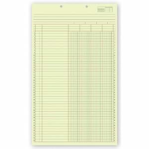 Amazon.com : Columnar Pads 4 Columns (1) : Office Storage Supplies ...