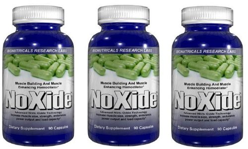 For Sale 3 BOTTLES Noxide – 90 Capsules each Complex Nitric Oxide ...
