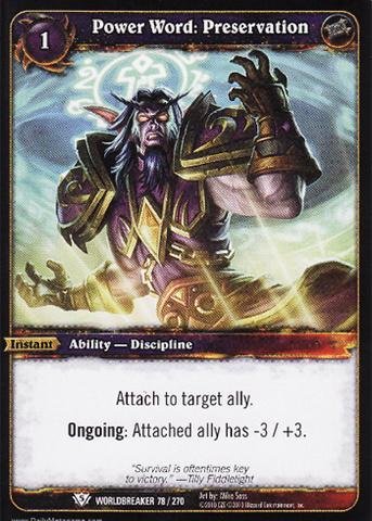 Anyone else think that the new priest card is going to be Power Word ...