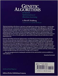 Genetic Algorithms in Search, Optimization, and Machine Learning: David ...