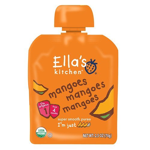 Ellas Kitchen Organic Baby Food Puree 4m Mangoes Mangoes Mangoes ...