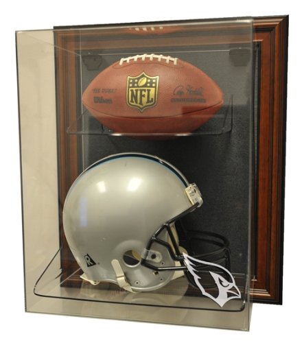 Arizona Cardinals Full Size Helmet and Football Display Case with ...