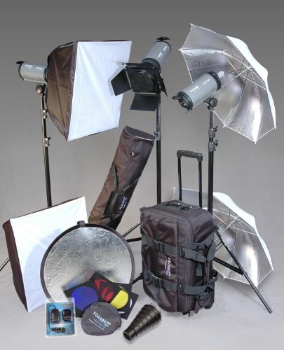 SP4000 Complete Professional Portrait Studio Kit - 3 Studio Flash ...
