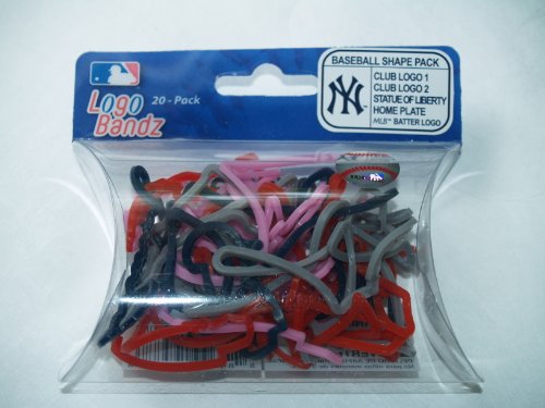 Yankees Silly Bands 40 Count Pack Logo Bandz