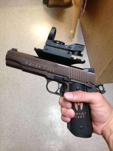 Amazon.com : Aimtech Black Scope Mount for Colt 1911, Colt Government ...