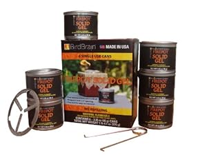 Amazon.com - Bird Brain 11820030 Firepot Solid Gel, Set of 6 - Gel Fuel ...
