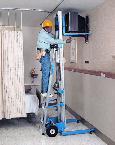 Genie GL-8 Aluminum Straddle Base Material Lift with Ladder and Steel ...