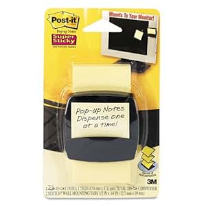 Amazon.com: Post-it : Super Sticky Pop-Up Note Dispenser for 2x2 Self ...