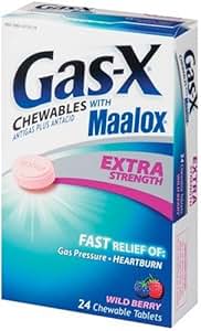 Amazon.com: Gas-X with Maalox AntiGas Plus Antacid, Extra Strength ...