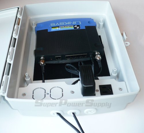 Super Power Supply® WiFi Router Enclosure Outdoor Waterproof ...