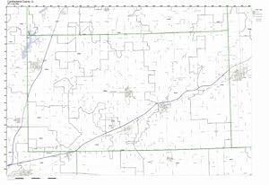 Amazon.com - Cumberland County, Illinois IL ZIP Code Map Not Laminated ...