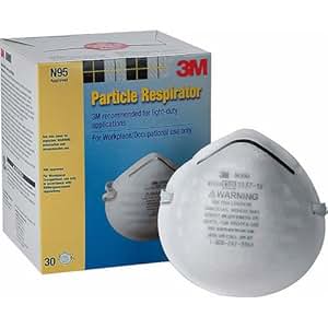 3M 8000 Particle Respirator N95, 30-Pack - Papr Safety Respirators ...
