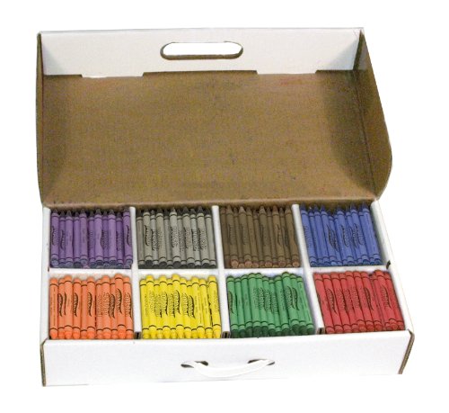 Prang Crayon Master Pack Standard Size Box of 400 Crayons 50 of Each ...