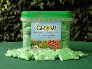 Amazon.com : E-Z GROW Dissolvable Fertilizer Packets - 150 count water ...