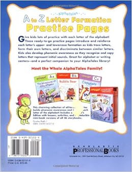 Amazon.com: AlphaTales: A to Z Letter Formation Practice Pages: Fun ...