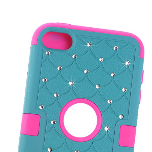 Vogue Shop Apple iPod Touch 5 Bumper Slim Hard Back Case Cover Diamond ...